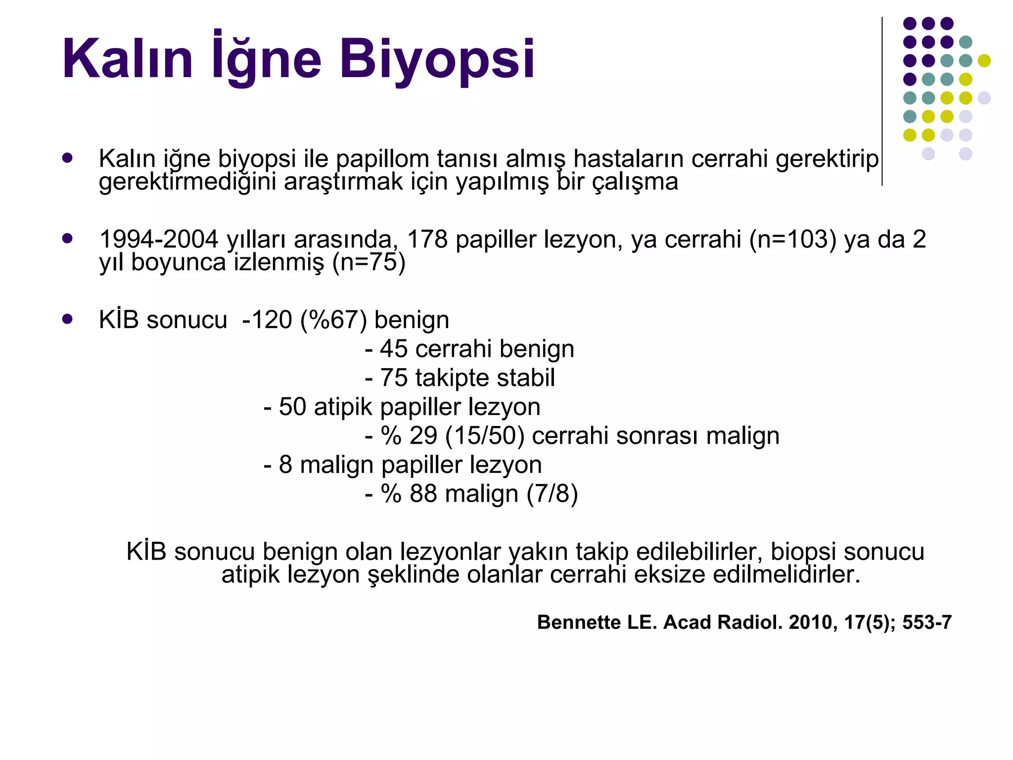 intrakistik papiller meme kanseri | PPT