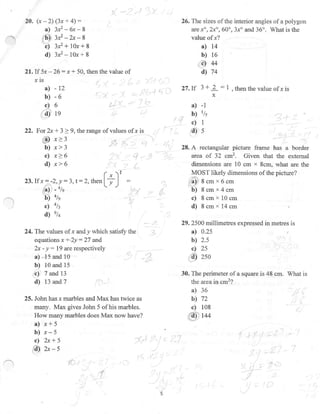 CSEC Mathematics Paper 01 | PDF