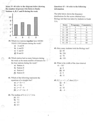 CSEC Mathematics Paper 01 | PDF