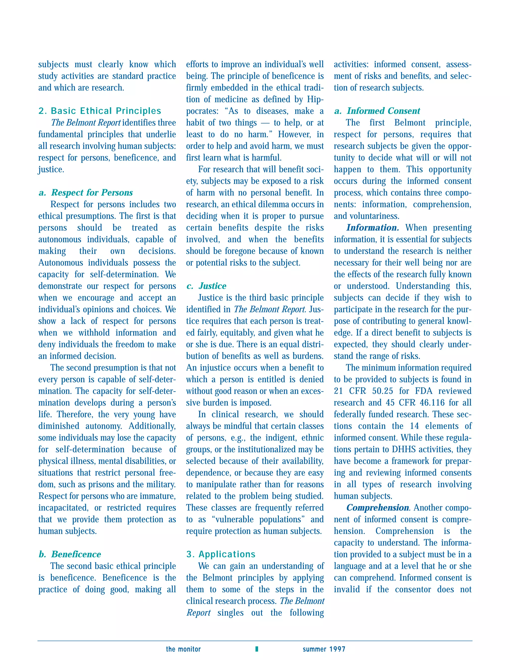 Belmont report | PDF
