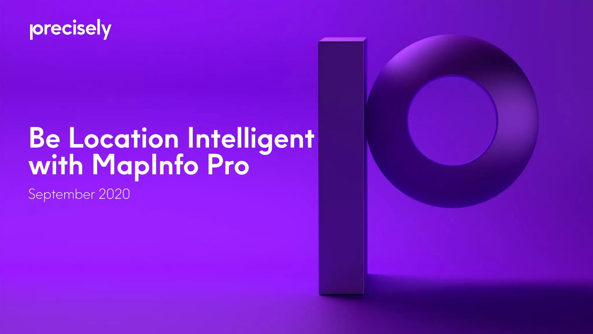 Be Location Intelligent with MapInfo Pro v2019 | PDF