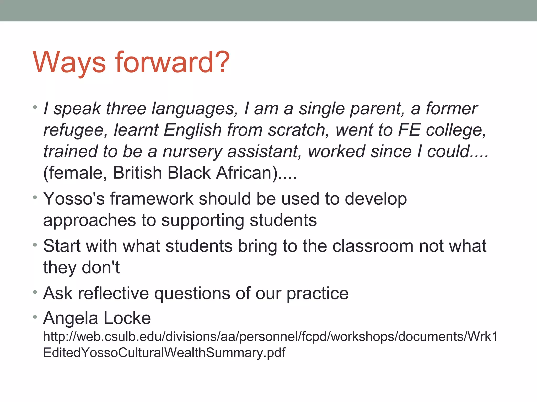 Belonging and Mattering - Professor Jacqueline Stevenson | PPT