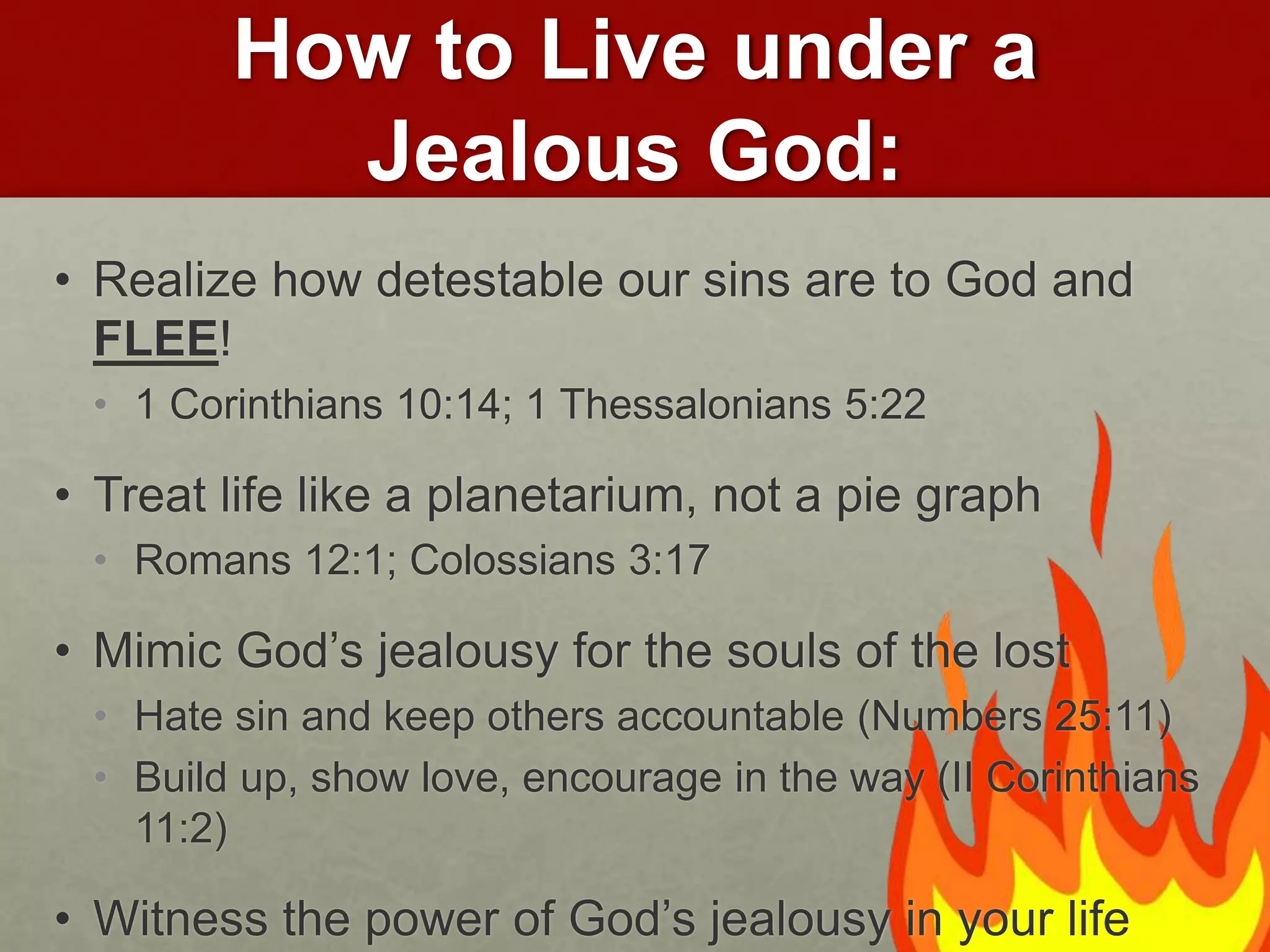 Belonging to A Jealous God | PPTX