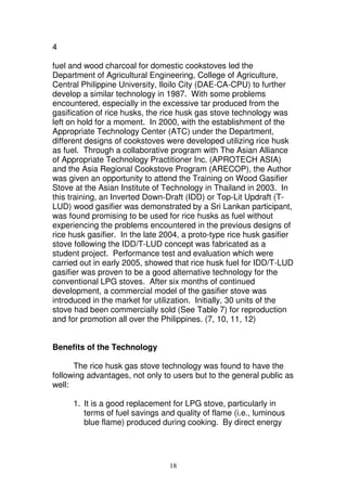 Belonio gasifier | PDF