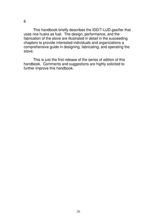 Belonio gasifier | PDF