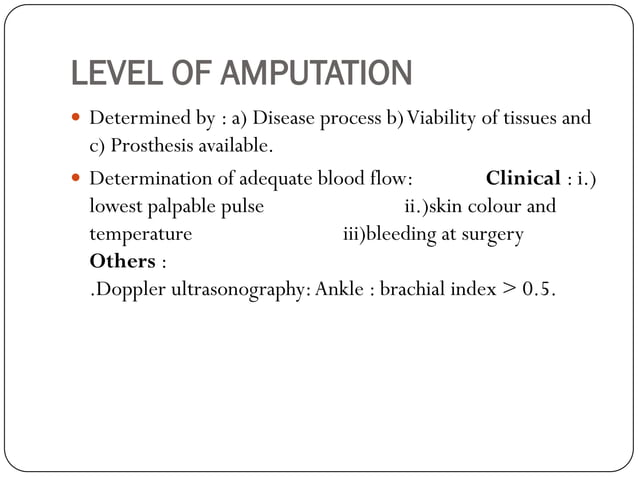 Below knee amputation | PPTX