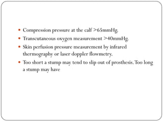 Below knee amputation | PPTX