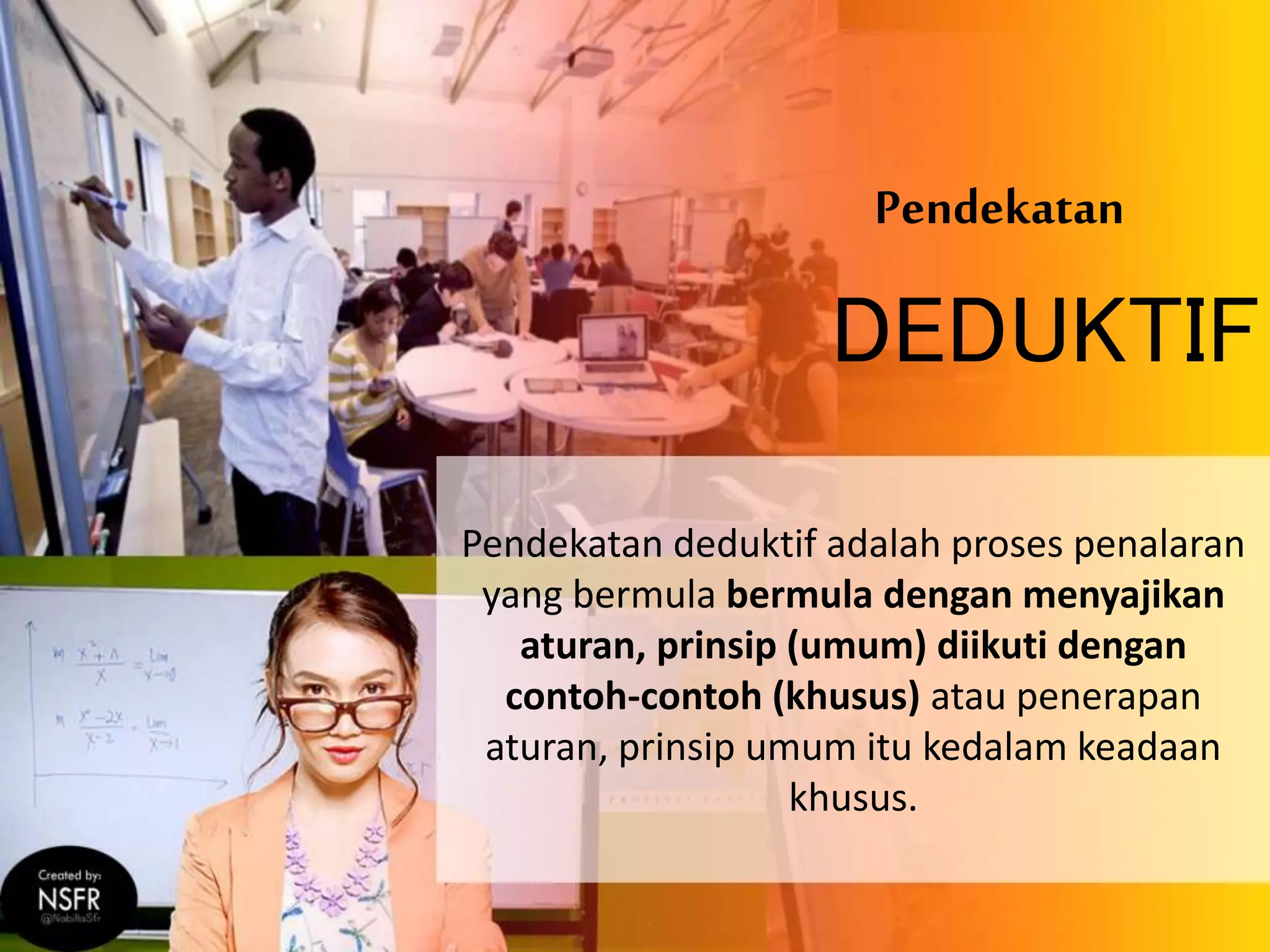 Pendekatan Belajar dan Pembelajaran | PPT