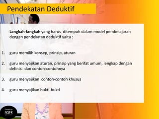Pendekatan Belajar dan Pembelajaran | PPT