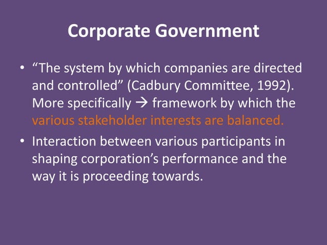 Balancing Stakeholders and Shareholders | PPT
