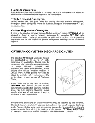 Belt conveyor-catalog | PDF