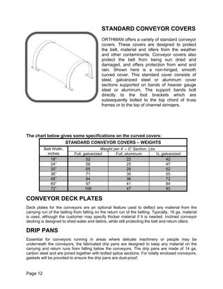 Belt conveyor-catalog | PDF