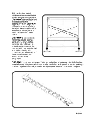 Belt conveyor-catalog | PDF