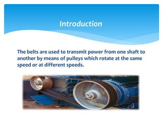 Belt drive-1 | PPT