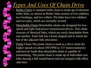 Belt and chain drive by momoh rashidat | PPTX