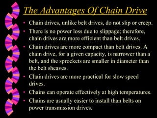 Belt and chain drive by momoh rashidat | PPTX