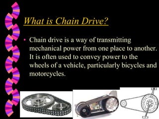Belt and chain drive by momoh rashidat | PPT