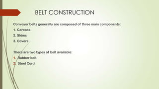 Belt conveyor | PPTX