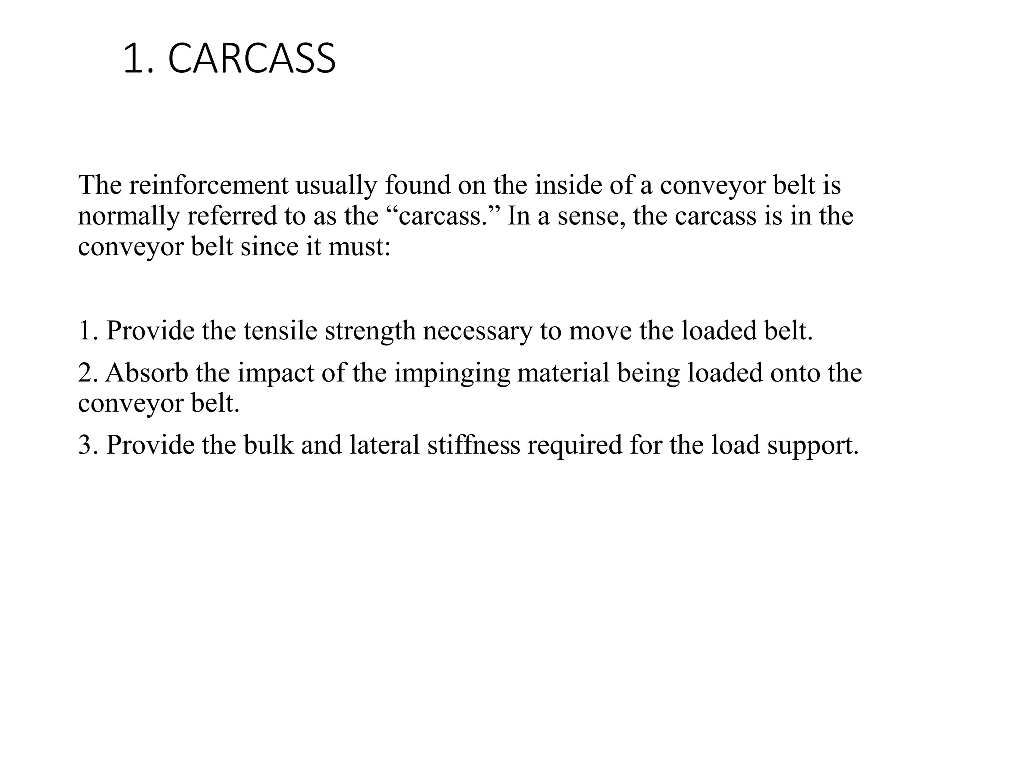 Components of Belt conveyor | PPTX