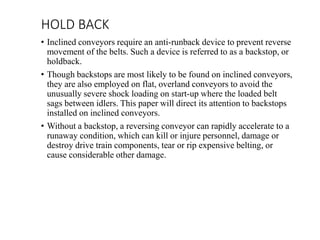 Components of Belt conveyor | PPTX