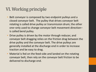 Belt conveyor | PPTX