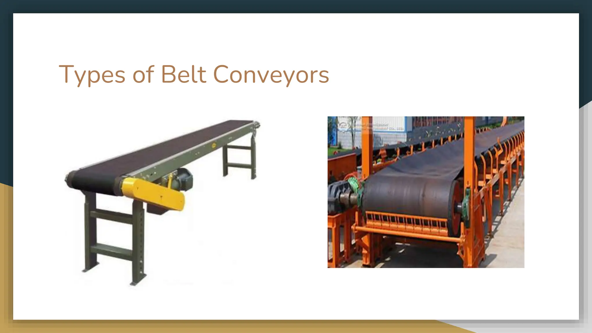Belt Conveyor MATERIAL HANDELING ME 7THS | PPT