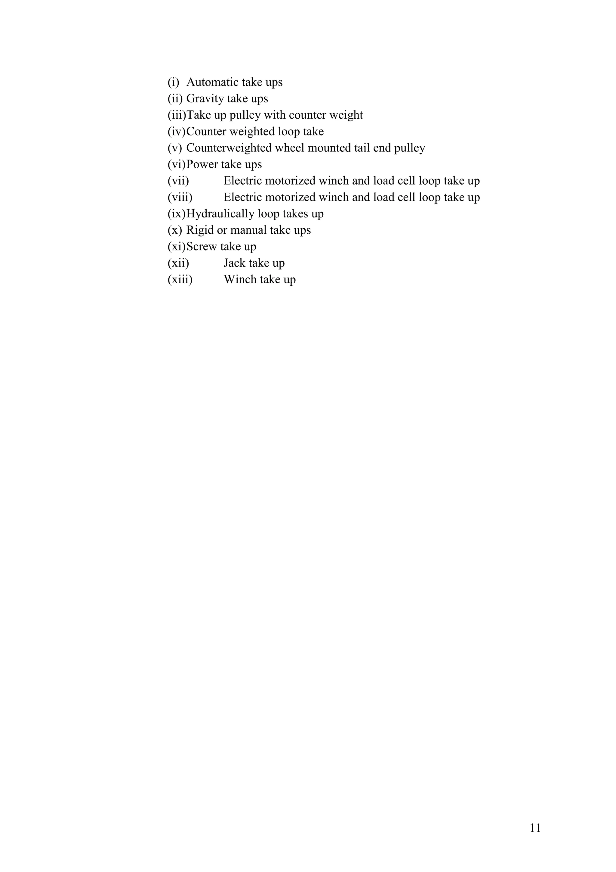 Belt conveyor and Haulage system in the mine | PDF