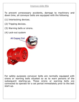 Belt conveyor and its type | PDF