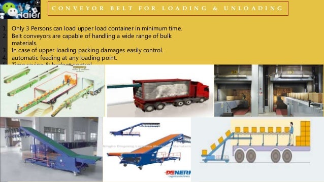 Belt conveyor for loading & unloading