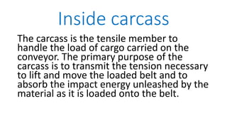 BELT CONVEYORS | PPTX