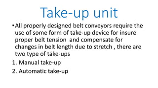 BELT CONVEYORS | PPTX