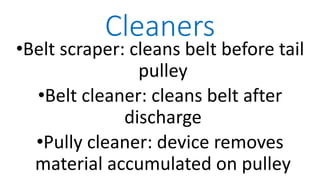 BELT CONVEYORS | PPTX