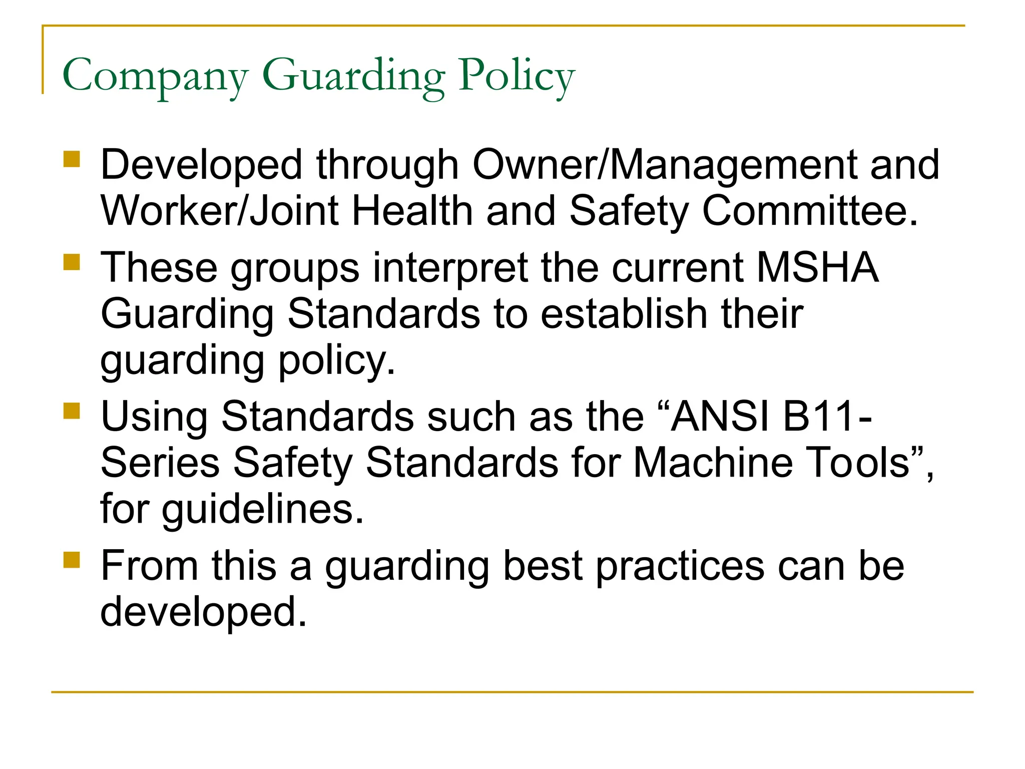 Belt Conveyor Safety MSHA .............. | PPT