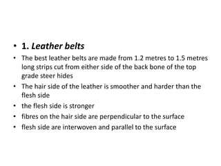 Belt drives | PPTX