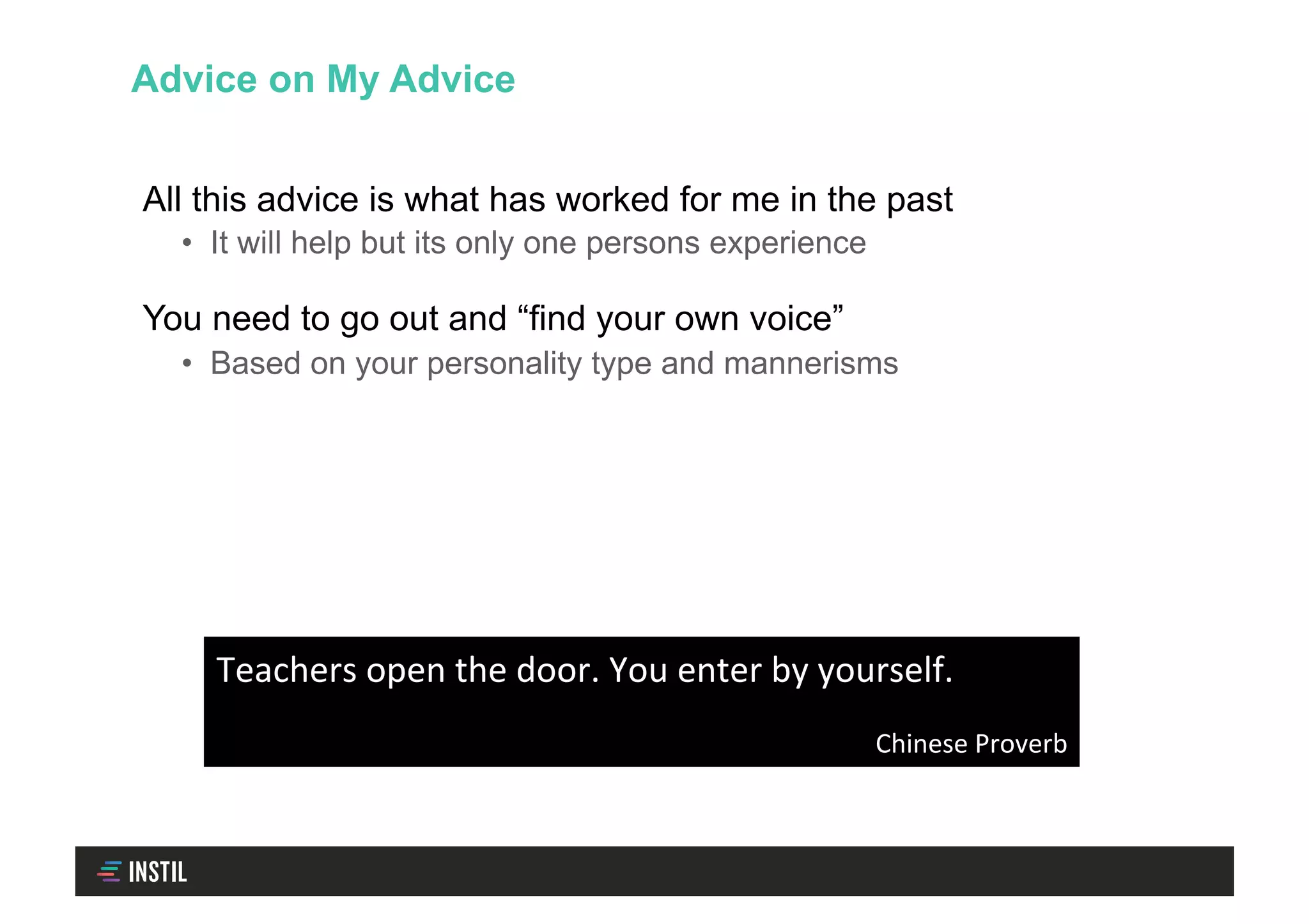 BelTech 2019 Presenters Workshop | PDF