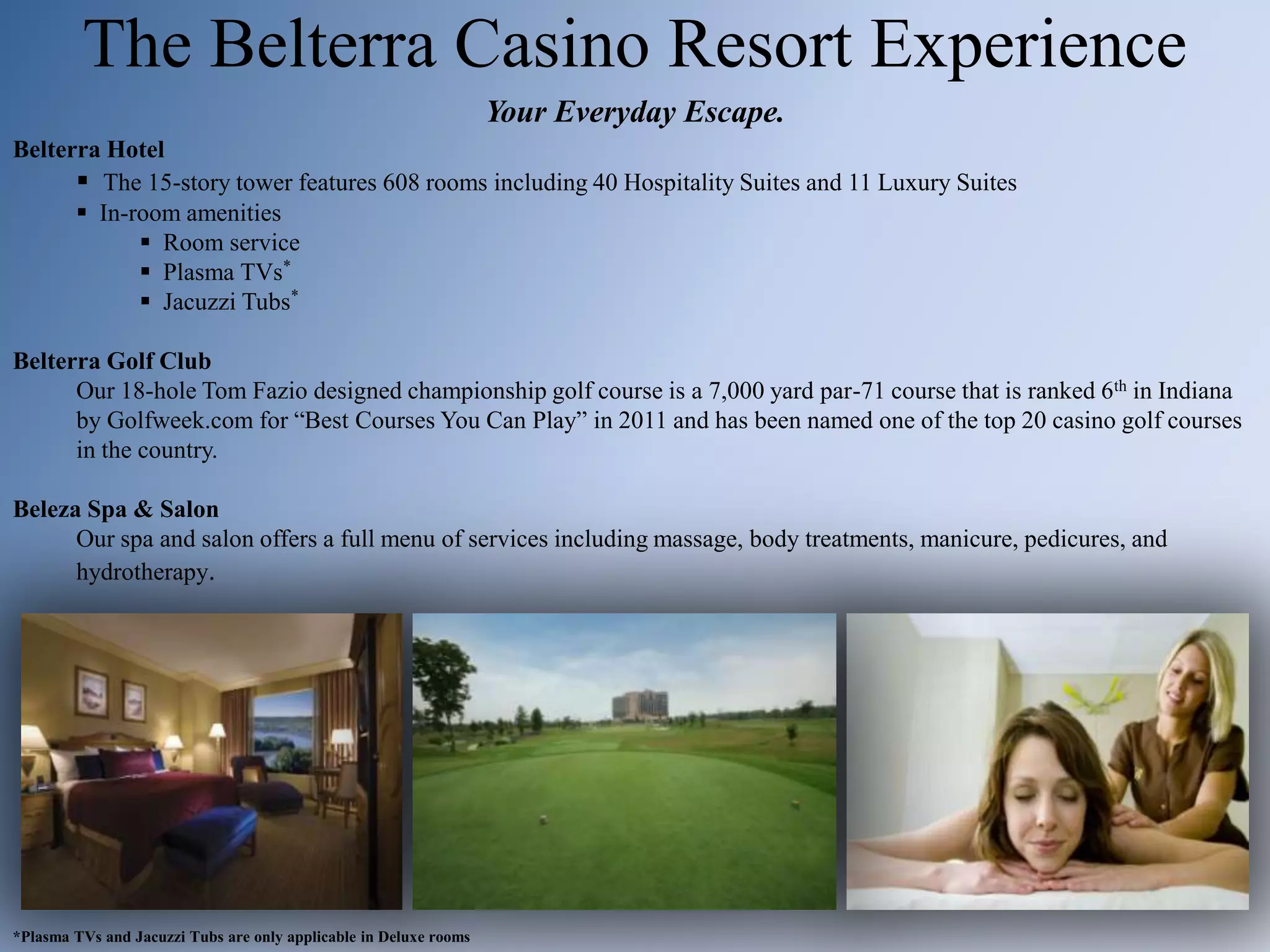 Belterra Casino Resort - Convention Presentation | PPTX