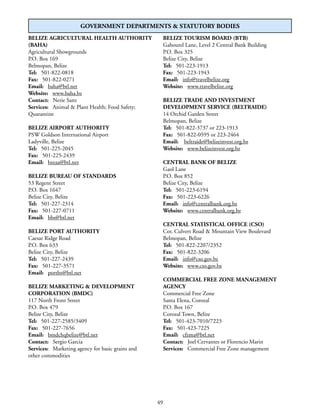 BELTRAIDE - Belize Importers & Exporters Directory | PDF