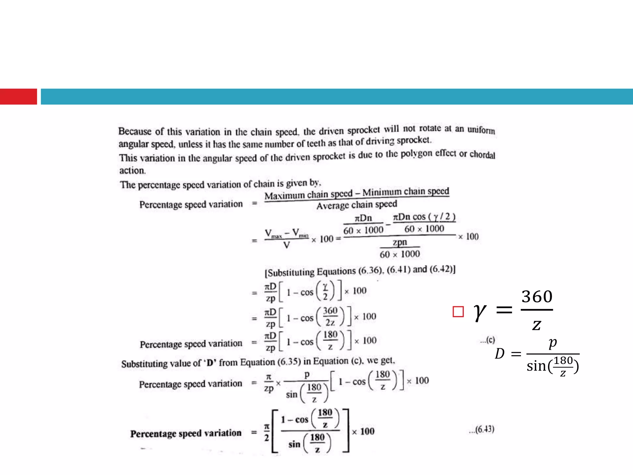 BELT TENSIONING METHODS, Chain drive introduction, Power transmitted by ...
