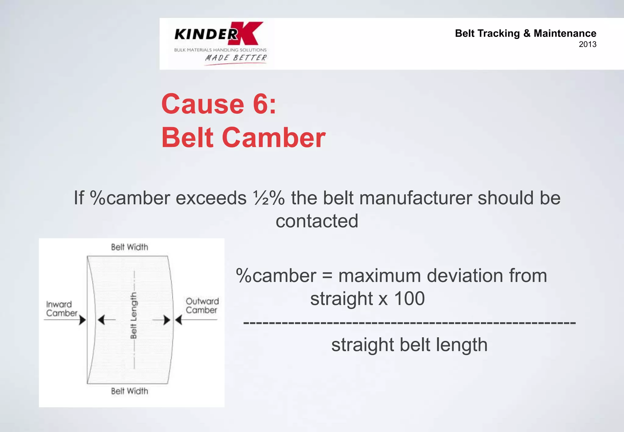Belt Tracking & Conveyor Maintenance | PPTX