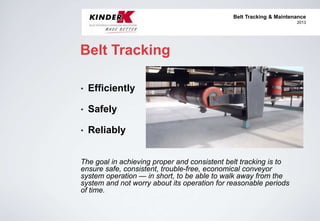 Belt Tracking & Conveyor Maintenance | PPTX