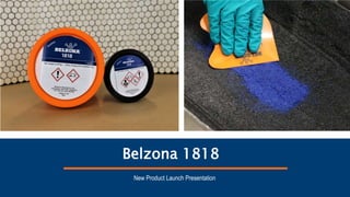 Belzona-Product 1818 product ppt presentation | PPTX