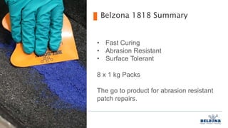 Belzona-Product 1818 product ppt presentation | PPTX