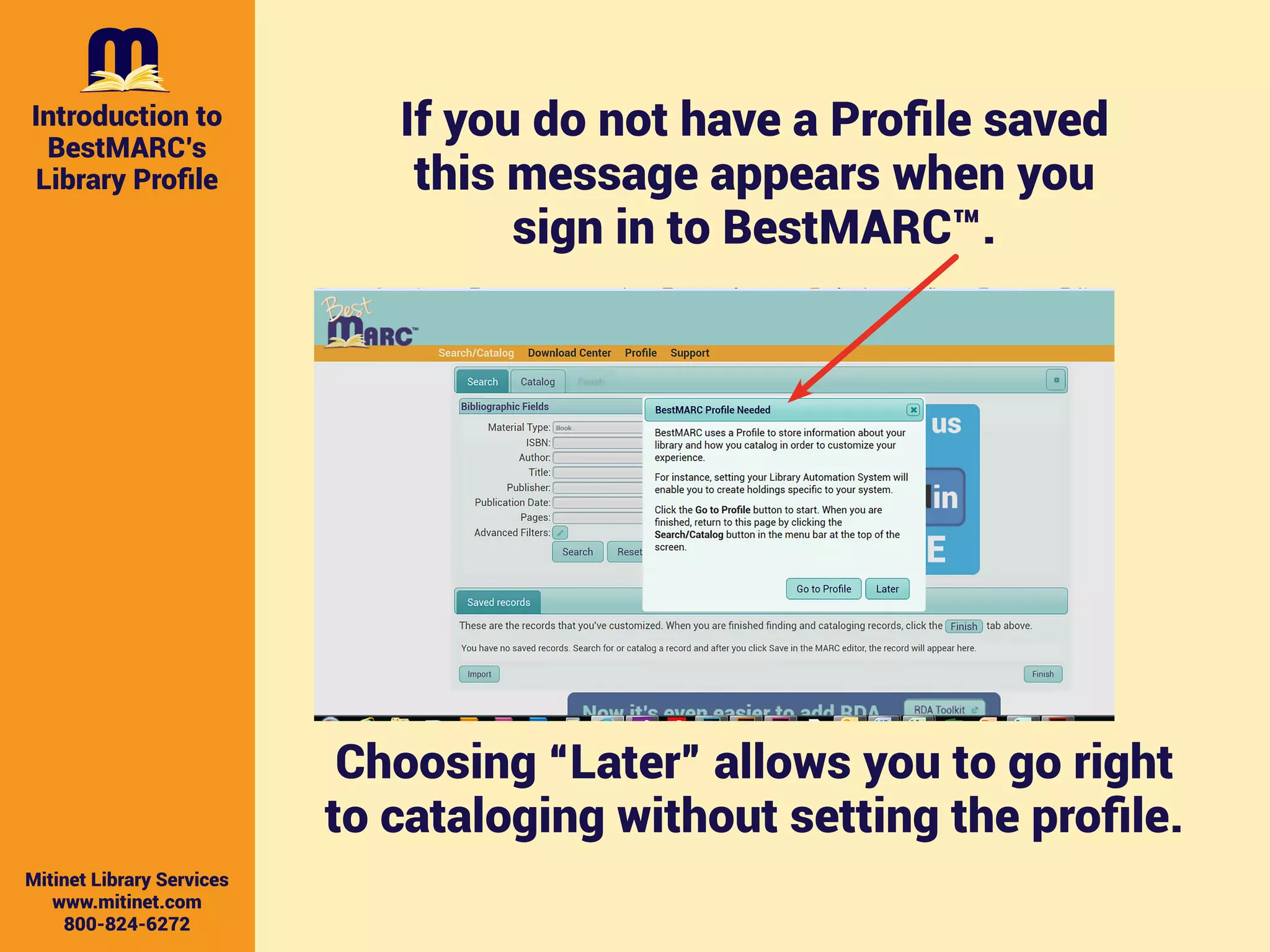 Mitinet's BestMARC Library Profile | PPT