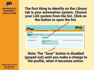 Mitinet's BestMARC Library Profile | PDF
