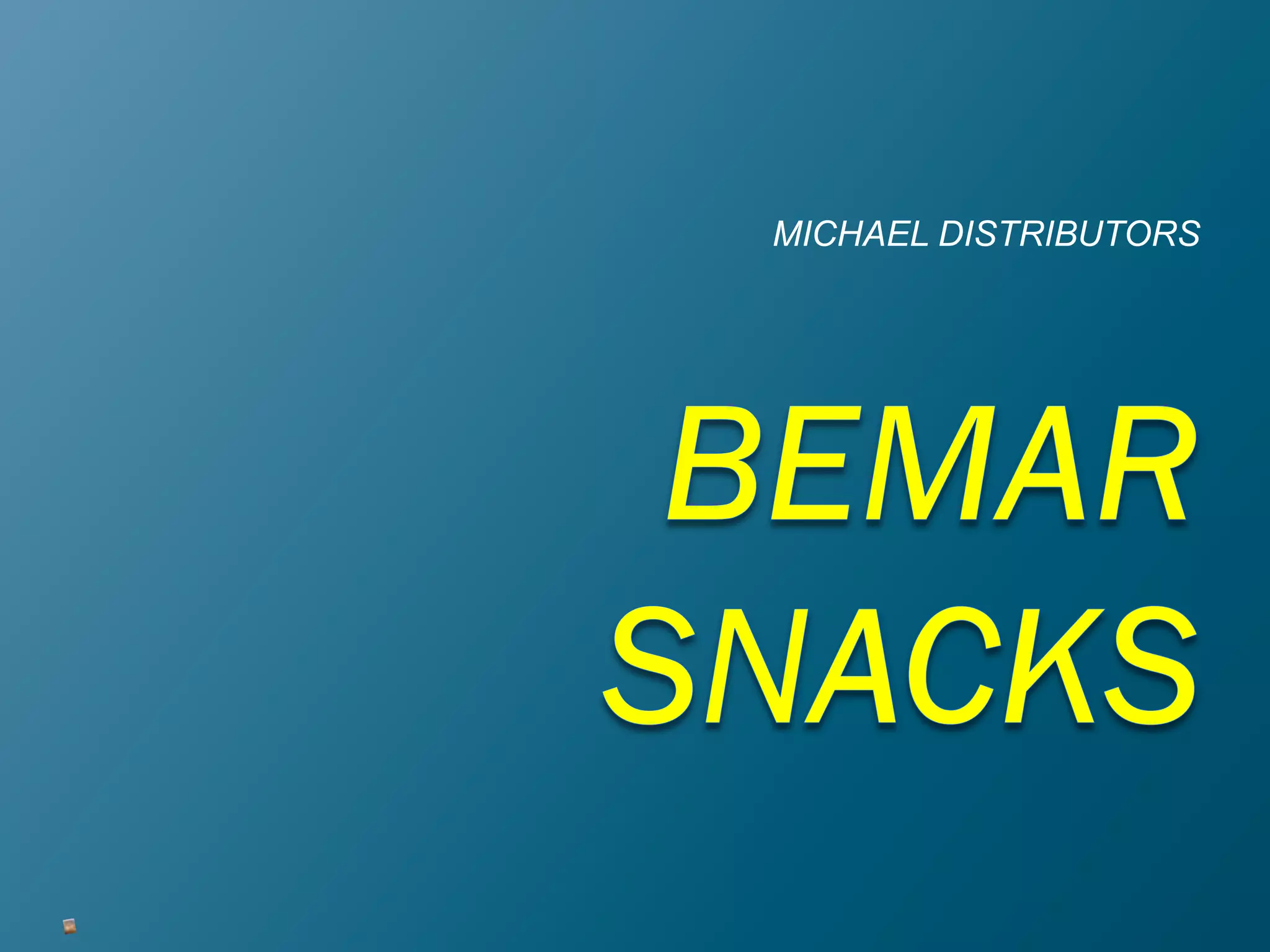 Bemar snacks powerpoint | PPT