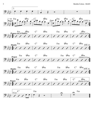 BEMBA COLORA (CELIA CRUZ) | PDF