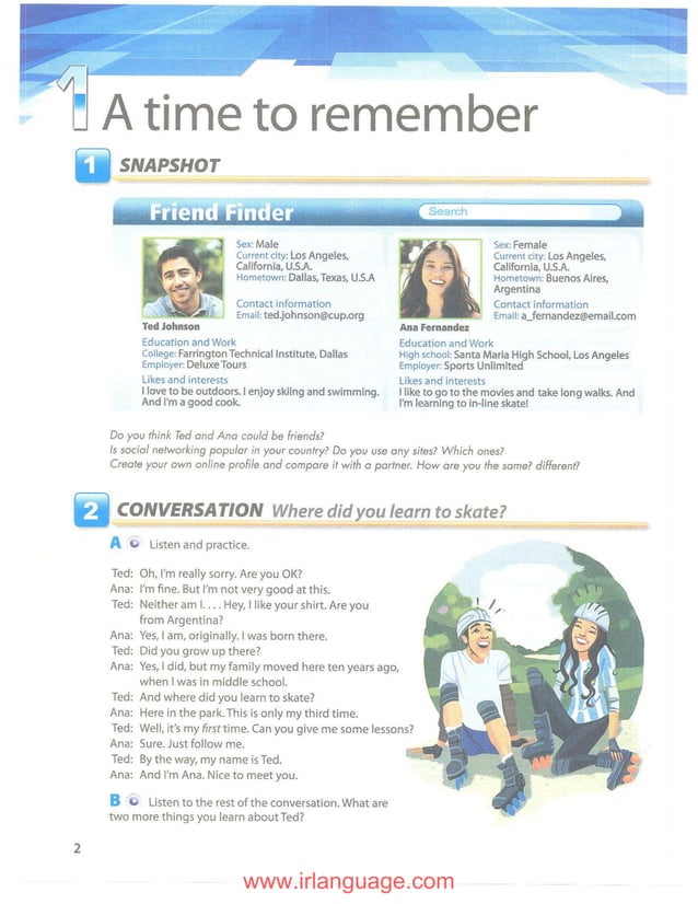 Interchange 4th 2 sb azul | PDF