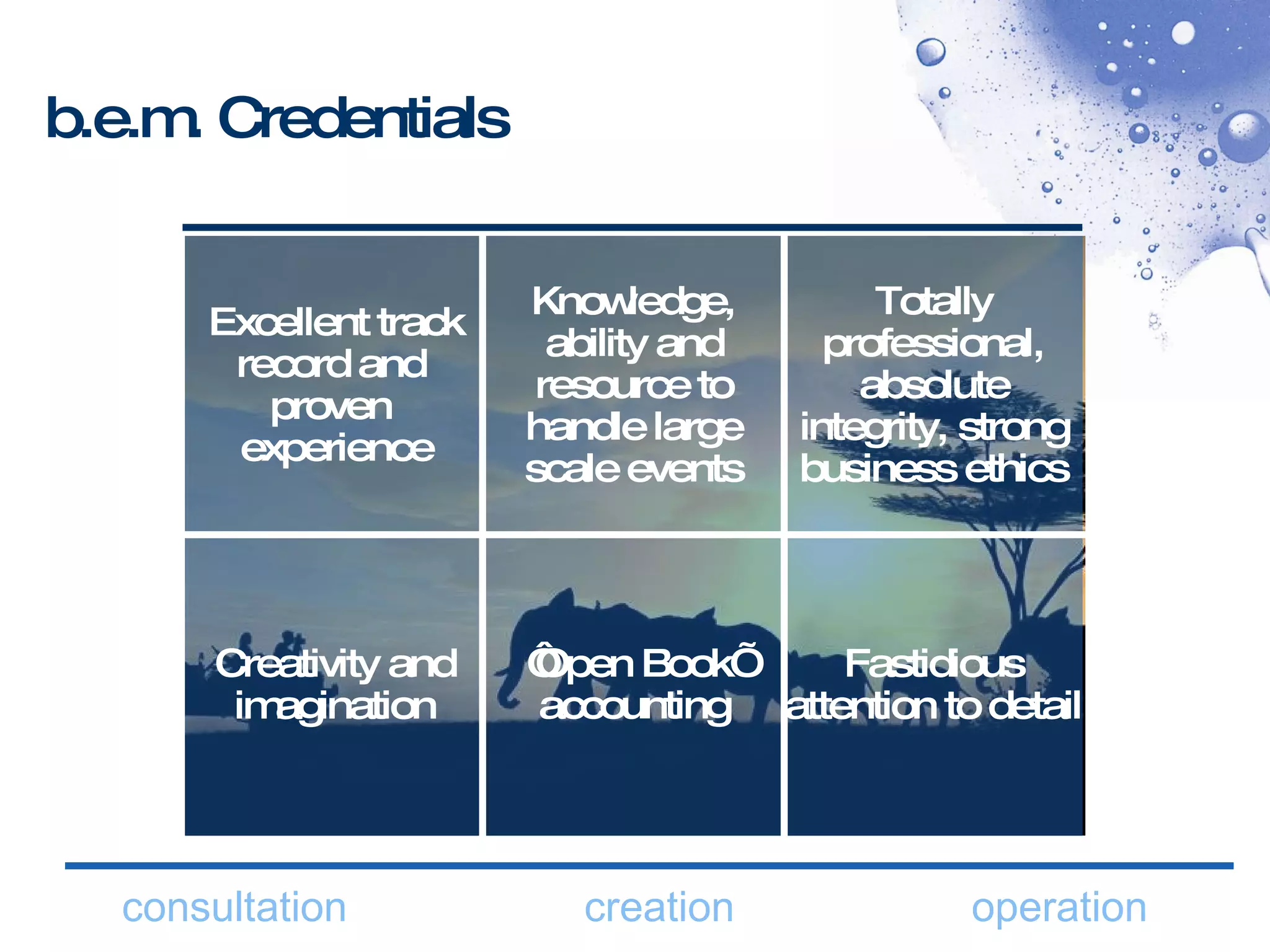 Bem Company Profile Slides | PPT