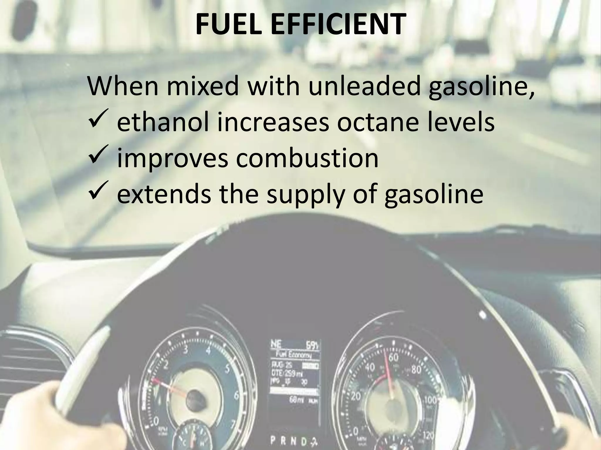 ETHANOL AS A FUEL | PPTX