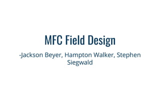 BE MFC Design.pptx | Free Download
